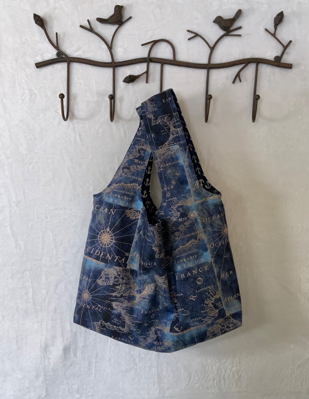 Grocery Bag, Reusable, Shopping Bag, Fabric Shopping Bag, Fully Lined ...