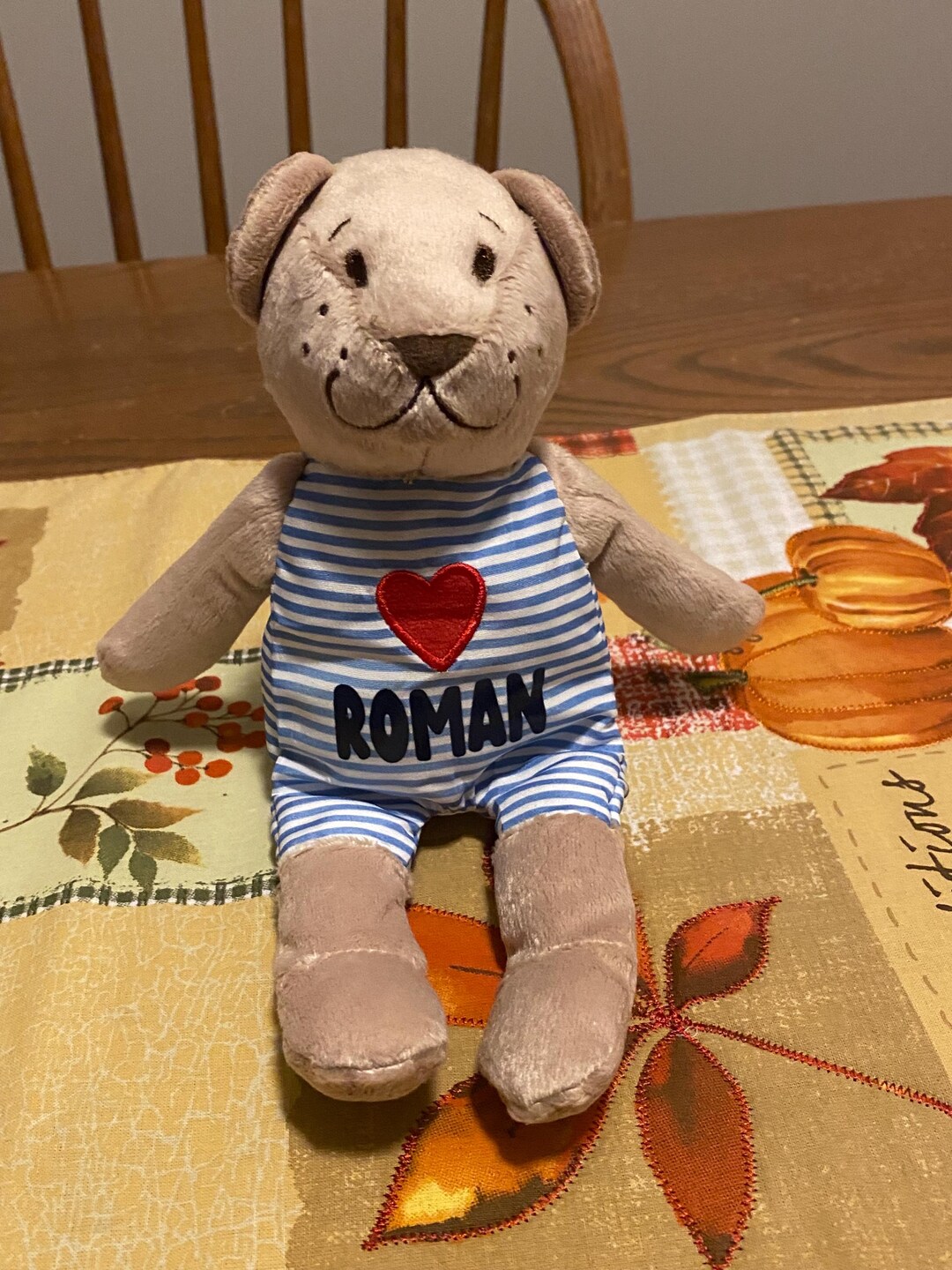 Personalized Bear Plush, Personalized Bear, Personalized Gift ...