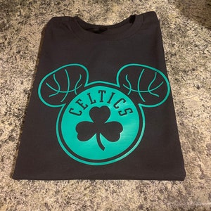 Mickey Mouse Boston Celtics Inspired NBA Family Amusement Park Trip T ...