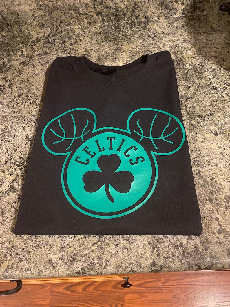 Mickey Mouse Boston Celtics Inspired NBA Family Amusement Park Trip T ...