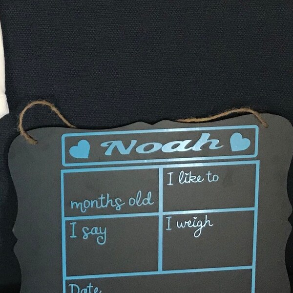 Newborn Chalkboard - Etsy