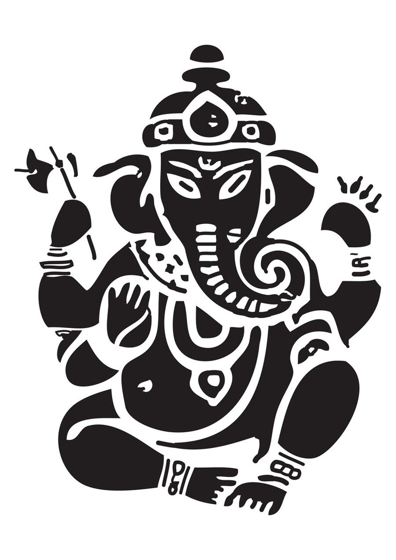 Ganesh Vinyl Decal Ganesha Ganapati Vinayaka Various Sizes and | Etsy