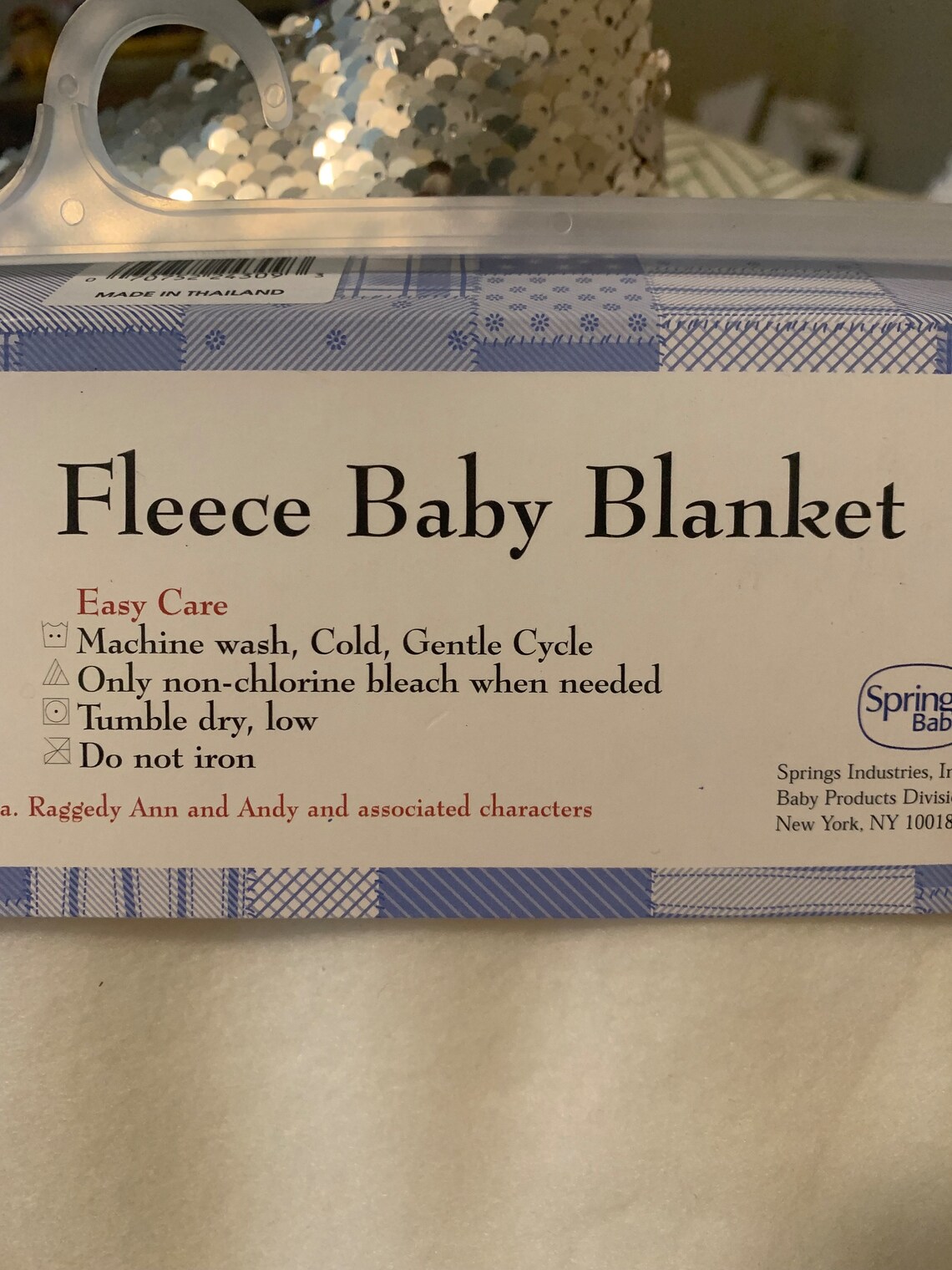 Raggedy Ann and Andy Fleece Blanket - Etsy