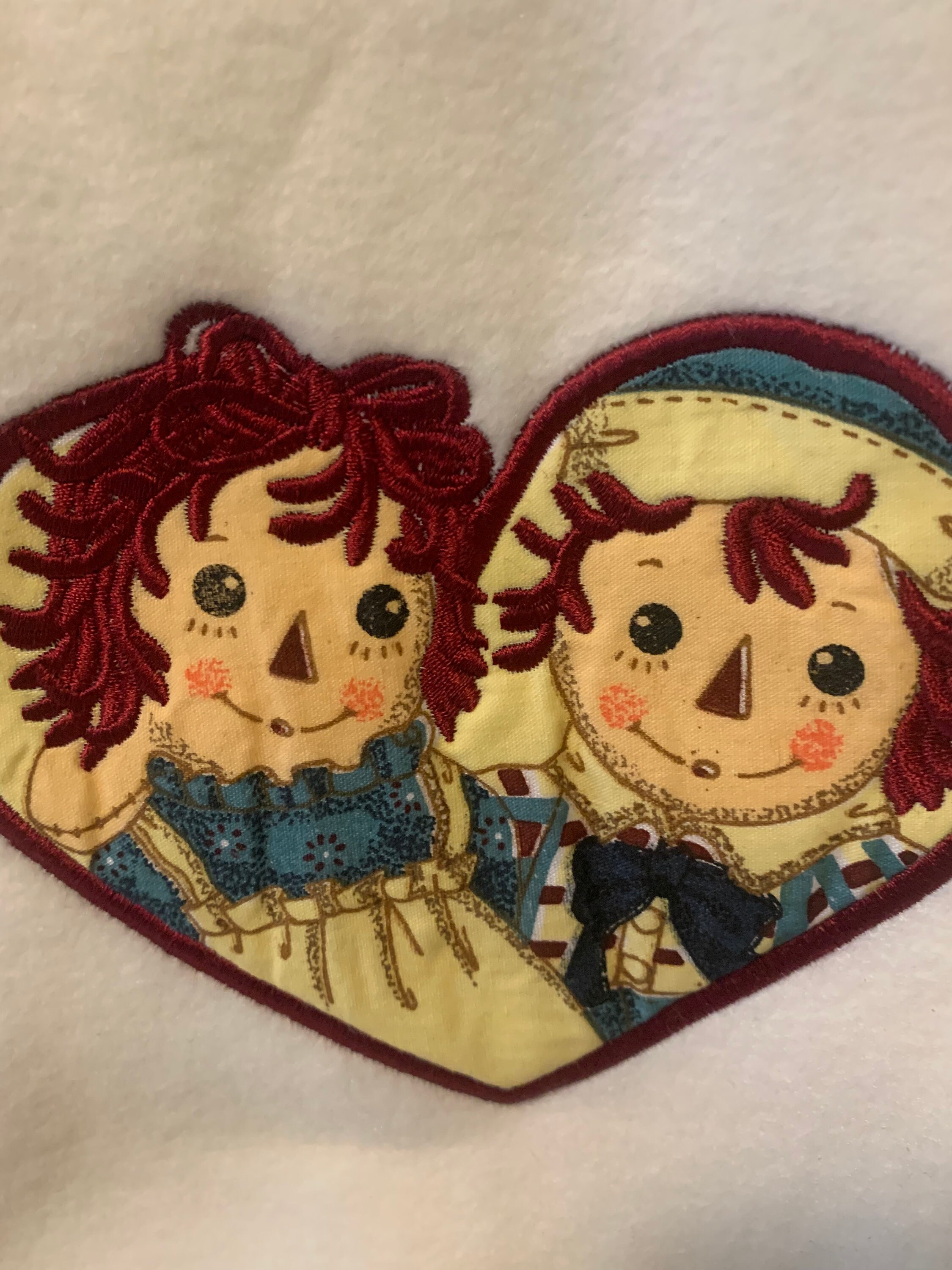Raggedy Ann and Andy Fleece Blanket - Etsy