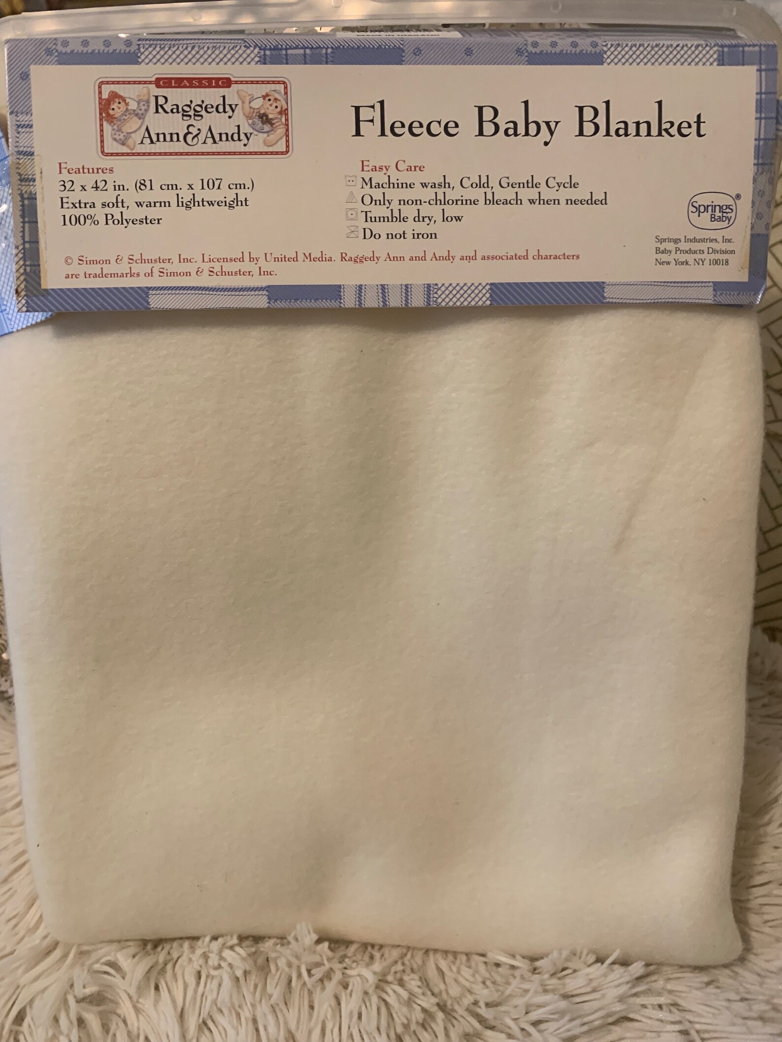 Raggedy Ann and Andy Fleece Blanket - Etsy