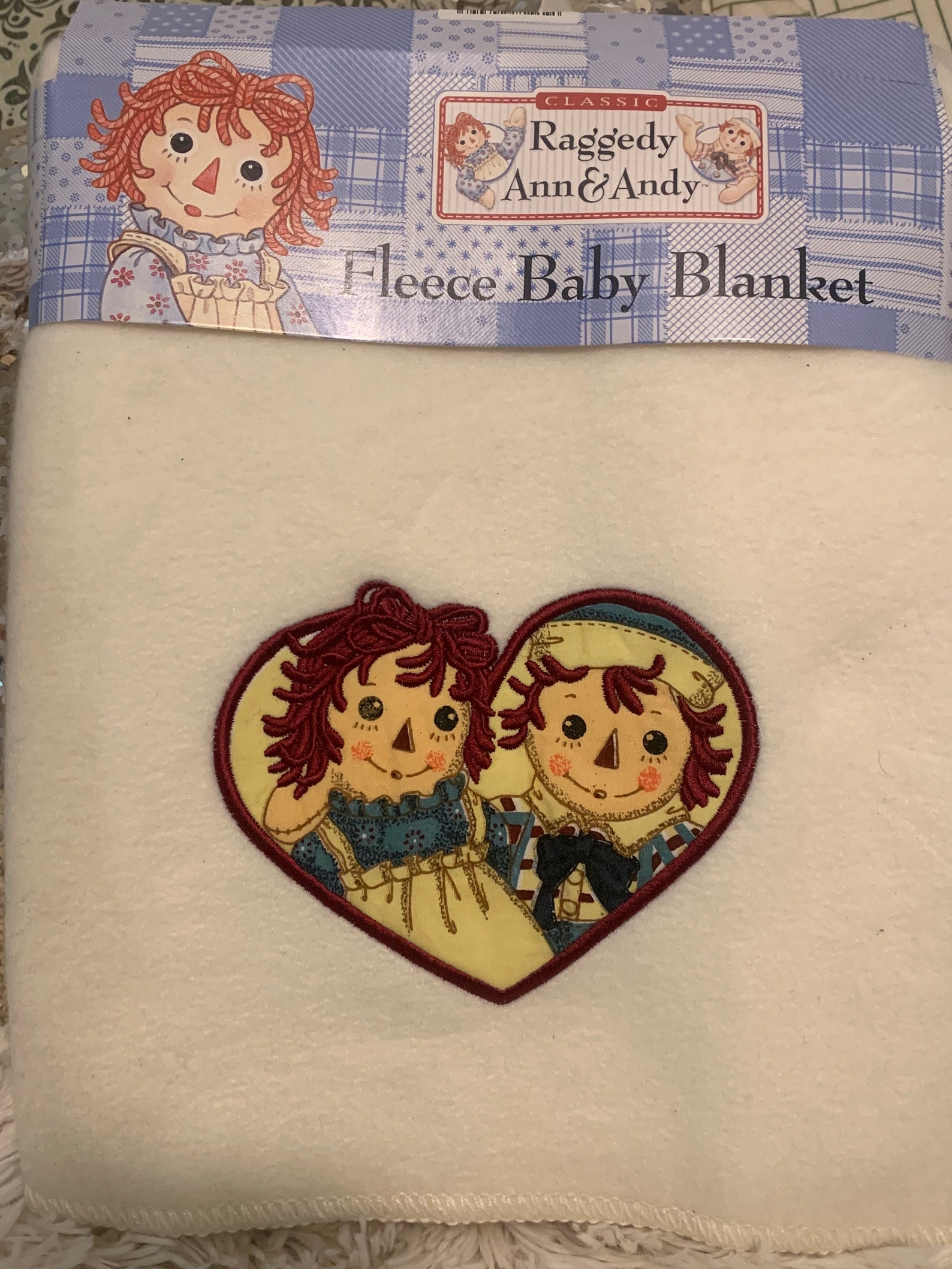 Raggedy Ann and Andy Fleece Blanket - Etsy
