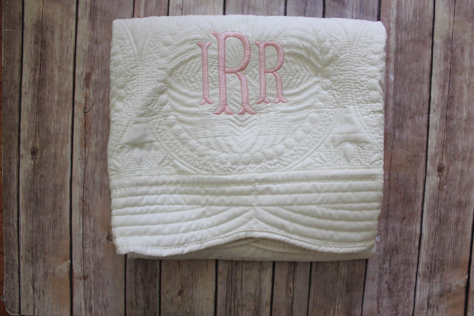Monogram Baby Quilt Monogram Quilt Baby Quilt Personalized - Etsy