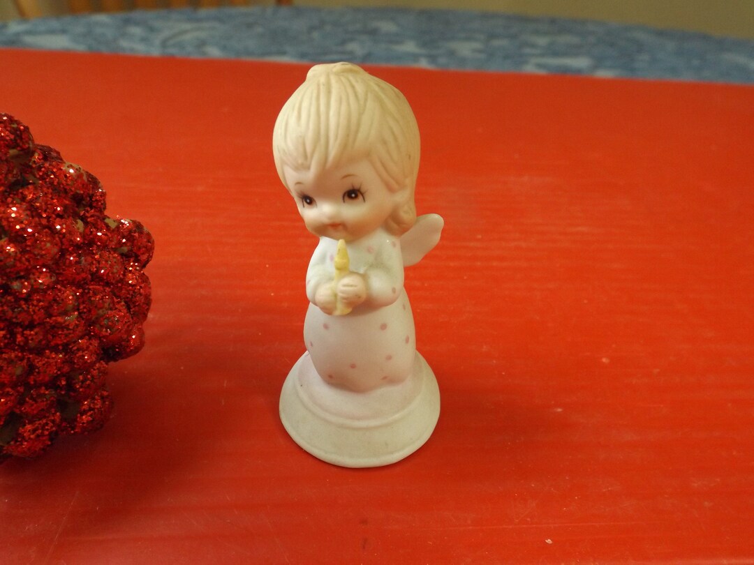 Angel With Candle Figurine Lefton 1982. the Christopher Collection by ...