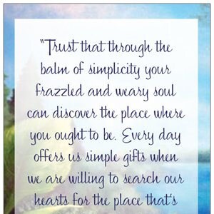 Inspirational Keepsake Card With Quote; Encouragement Card With Quote ...