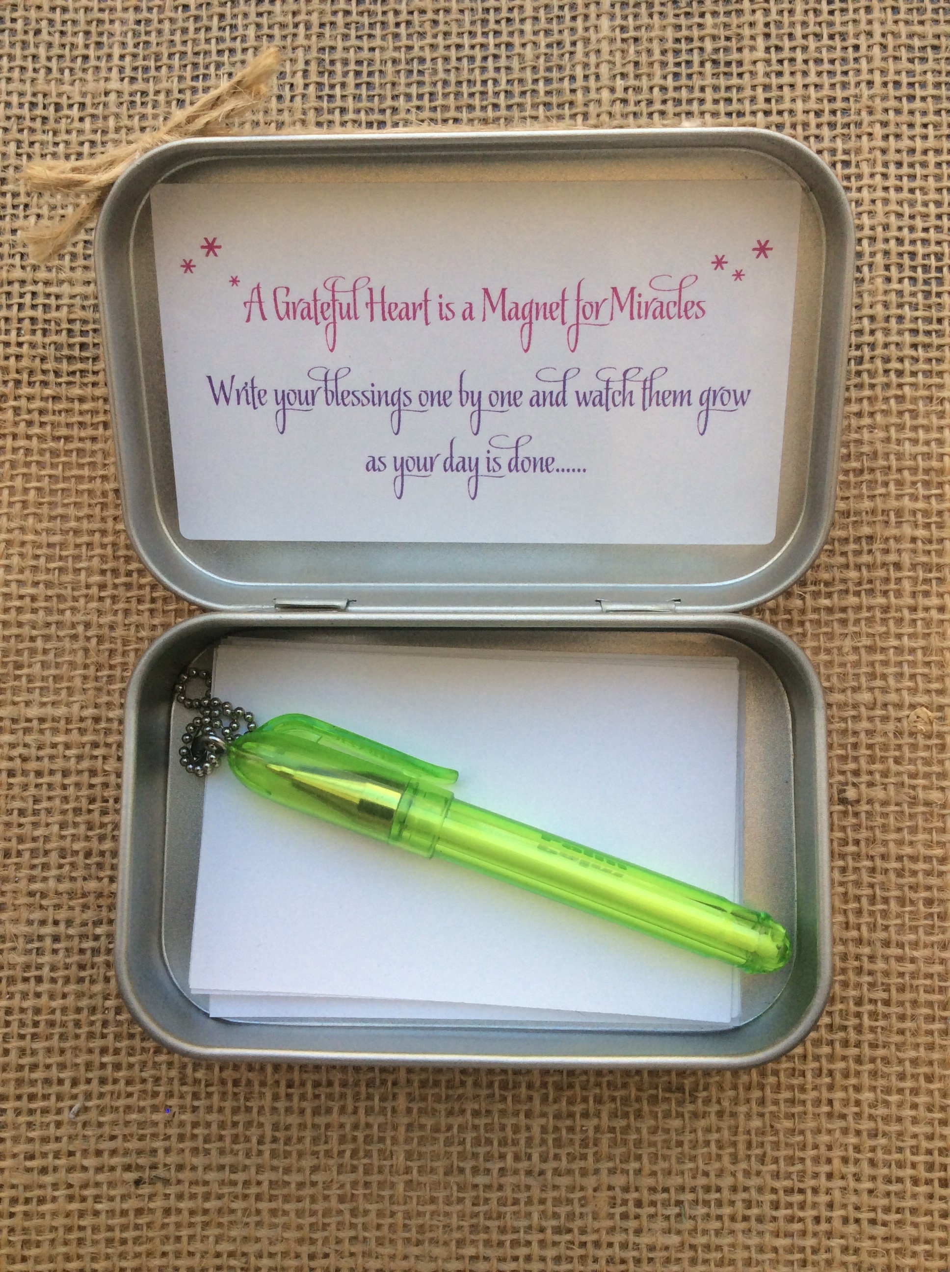 GRATITUDE BOX, Daily Gratitude; Prayer Box; Lotus Art;handmade Gift for ...