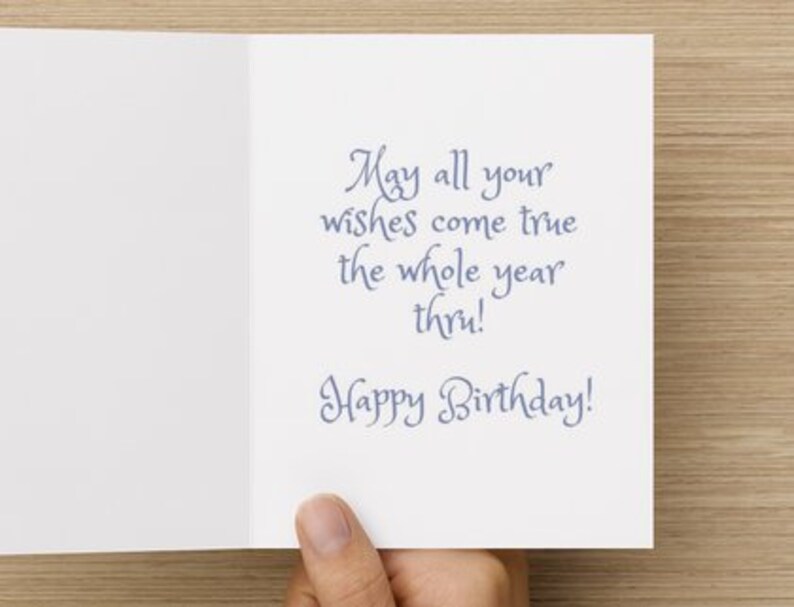 FAIRY MOUSE Birthday Card , Pink Mouse, Make a Wish - Etsy