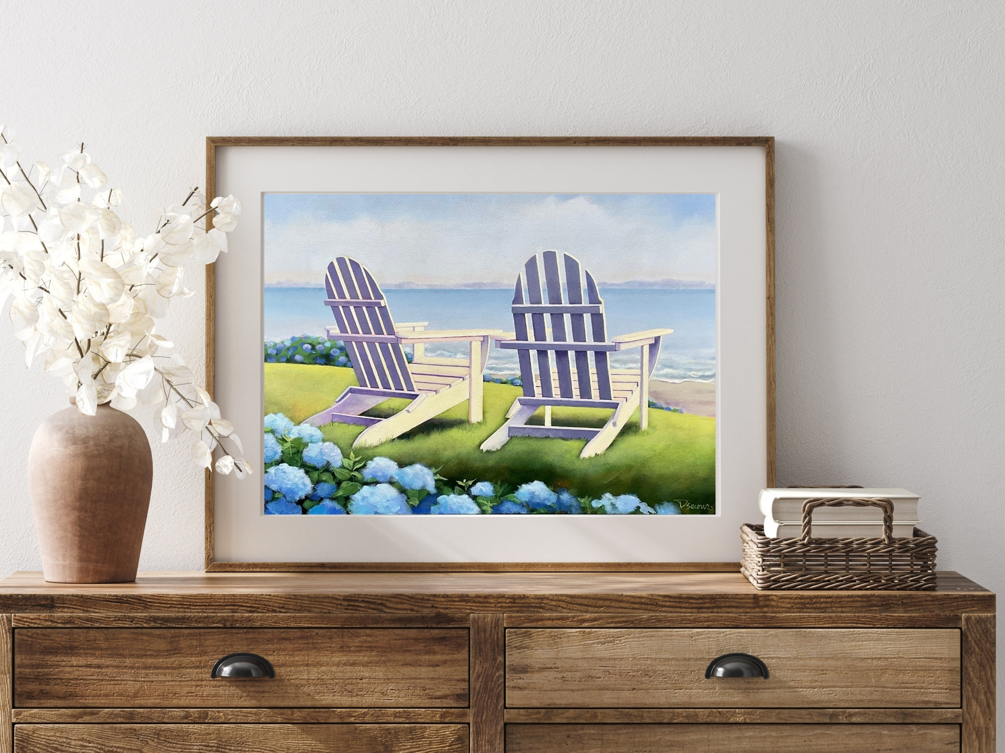 Adirondack Painting Vintage