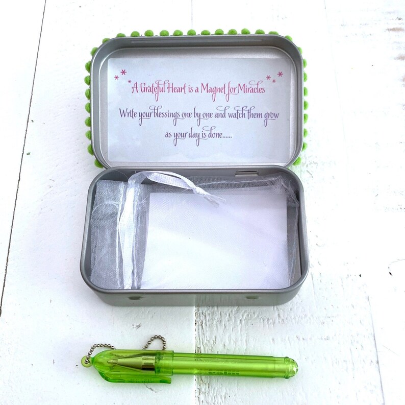 GRATITUDE BOX, Daily Gratitude; Prayer Box; Free Shipping,lotus Art ...