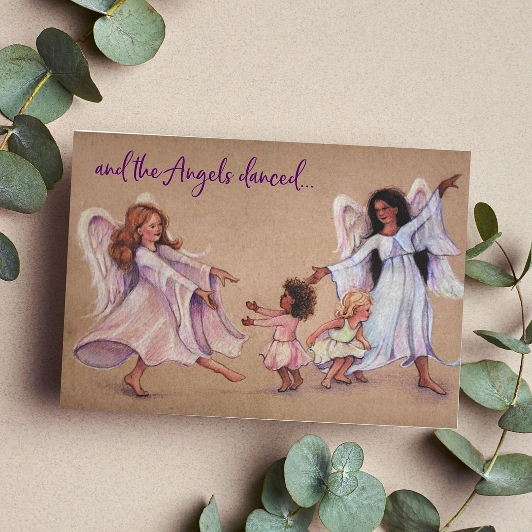 Angels Dancing the Day You Were Born! ; Birthday Card - Etsy
