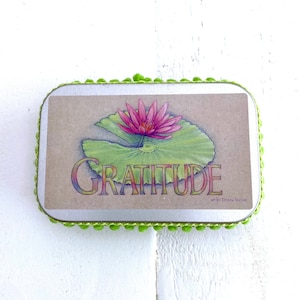 GRATITUDE BOX, Daily Gratitude; Prayer Box; Free Shipping,lotus Art ...