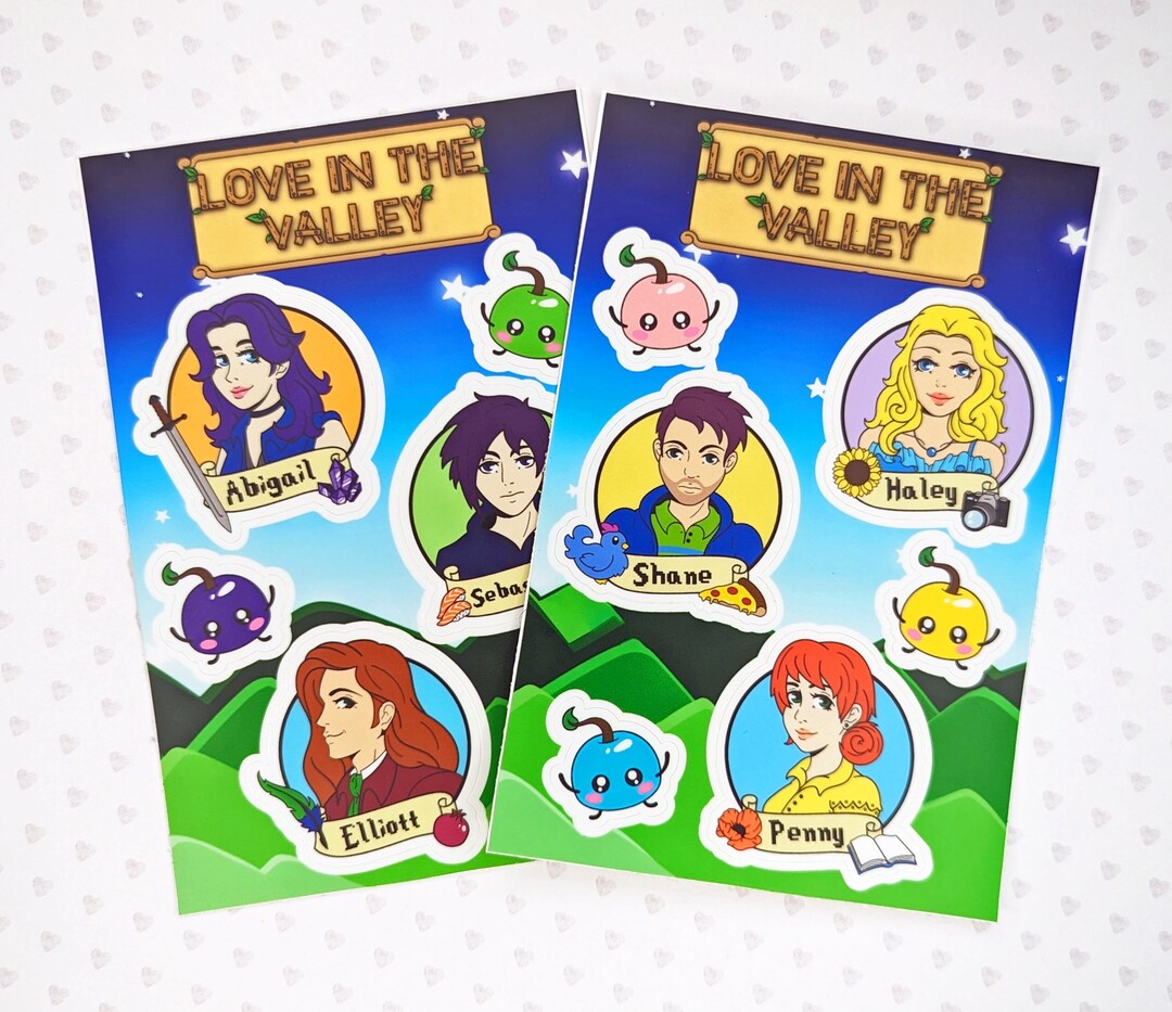 Stardew Sticker Sheets - Etsy