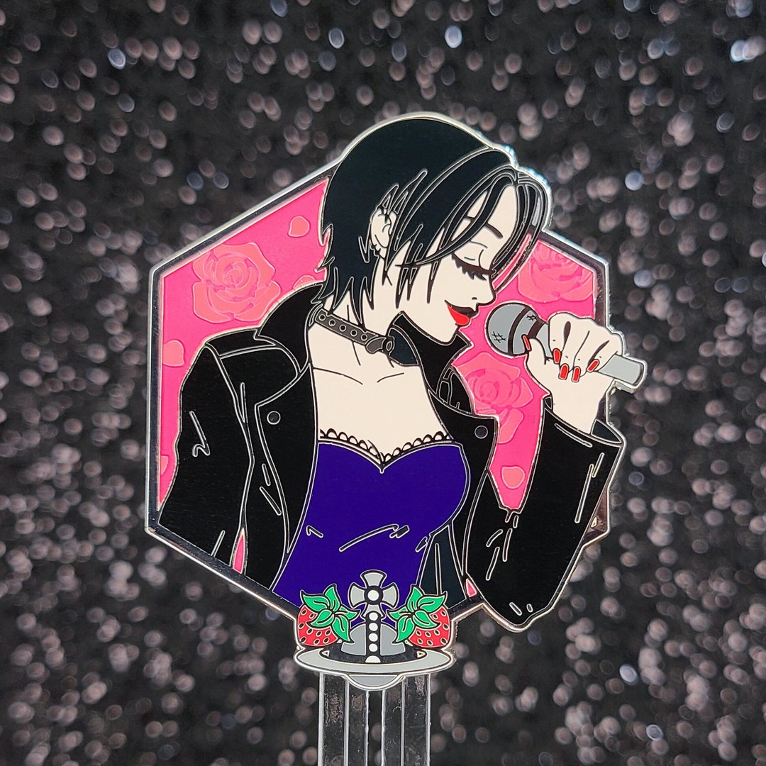 Punk Rock Queen Enamel Pin - Etsy