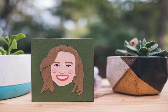 CUSTOM Cut Paper Portrait - Etsy