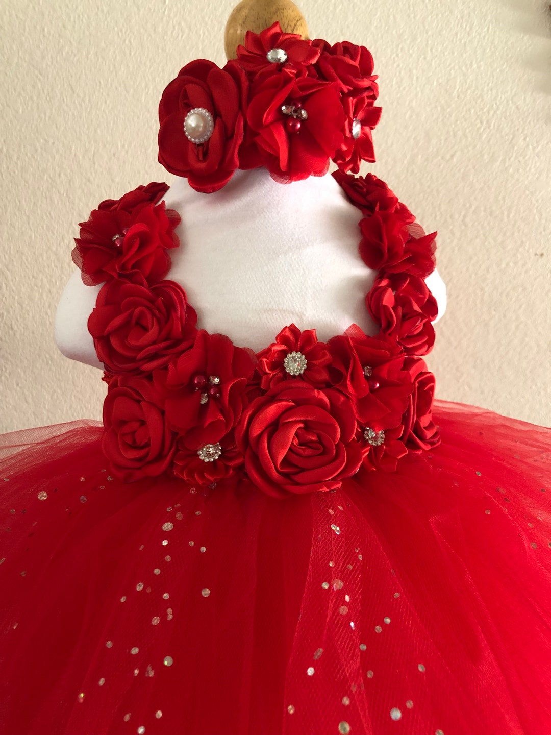 Red Tutu Dresschristmas Tutu Dressvalentines Tutu - Etsy