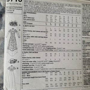 Simplicity 9716 Sewing Pattern Titanic Victorian Wedding Dress Gown ...