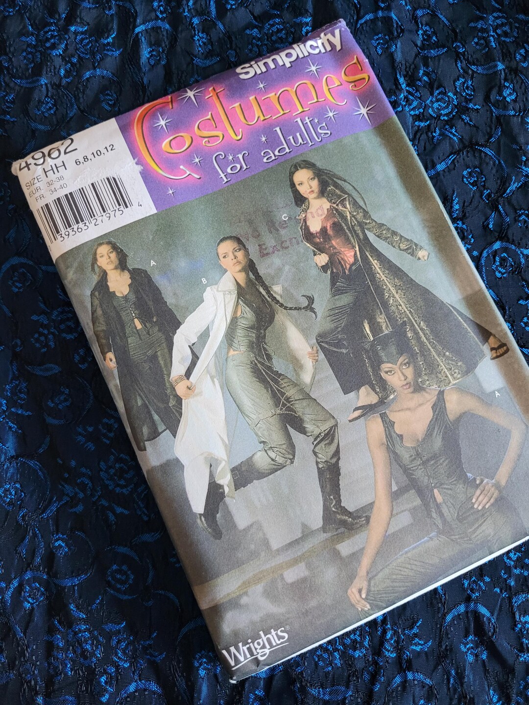 Simplicity 4962 Uncut Sewing Pattern, Cat Super Hero, Long Jacket ...