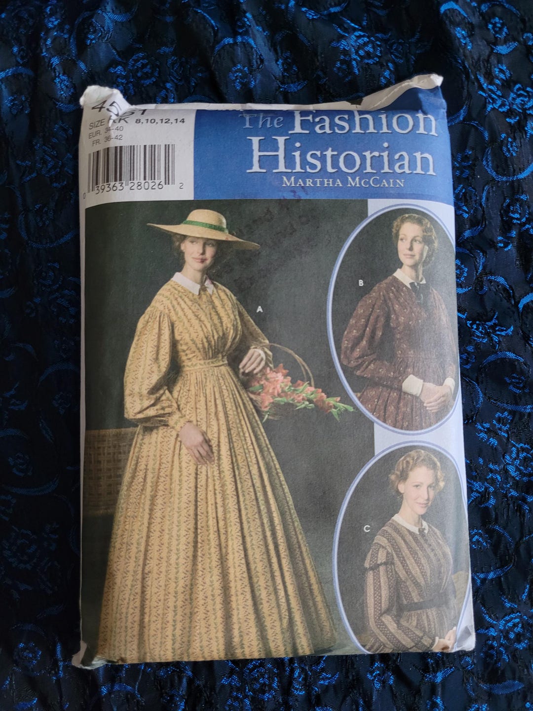 Uncut Simplicity 4551 Pattern, Civil War Dresses Gown, Size 8,10,12,14 ...