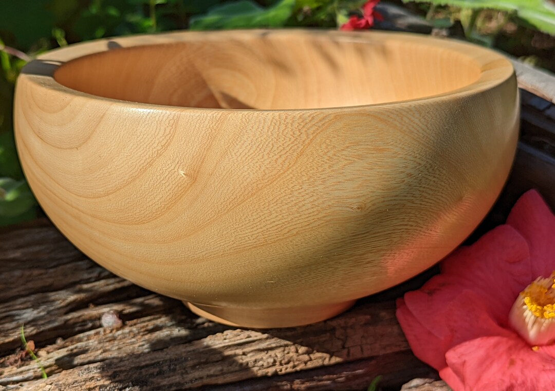 Hand Turned Wooden jacaranda Fruit or Salad Bowl - Etsy Australia