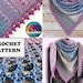 SKYE Crochet Shawl Pattern, Crochet Pattern, Shawl Pattern, Digital ...