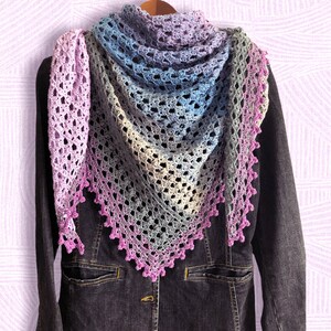 SKYE Crochet Shawl Pattern, Crochet Pattern, Shawl Pattern, Digital ...