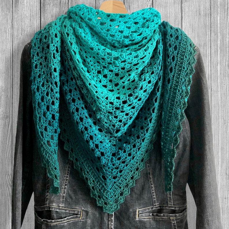 SKYE CLASSIC Crochet Shawl Pattern Crochet Pattern Shawl - Etsy