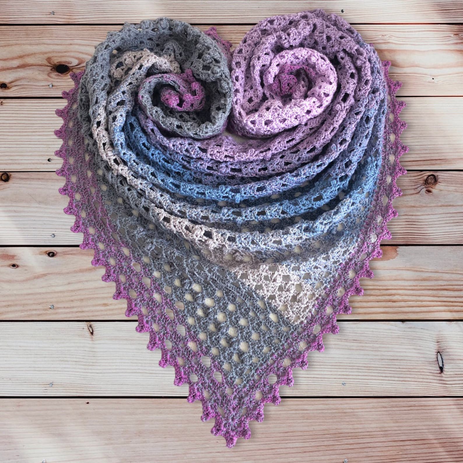 SKYE Crochet Shawl Pattern, Crochet Pattern, Shawl Pattern, Digital ...
