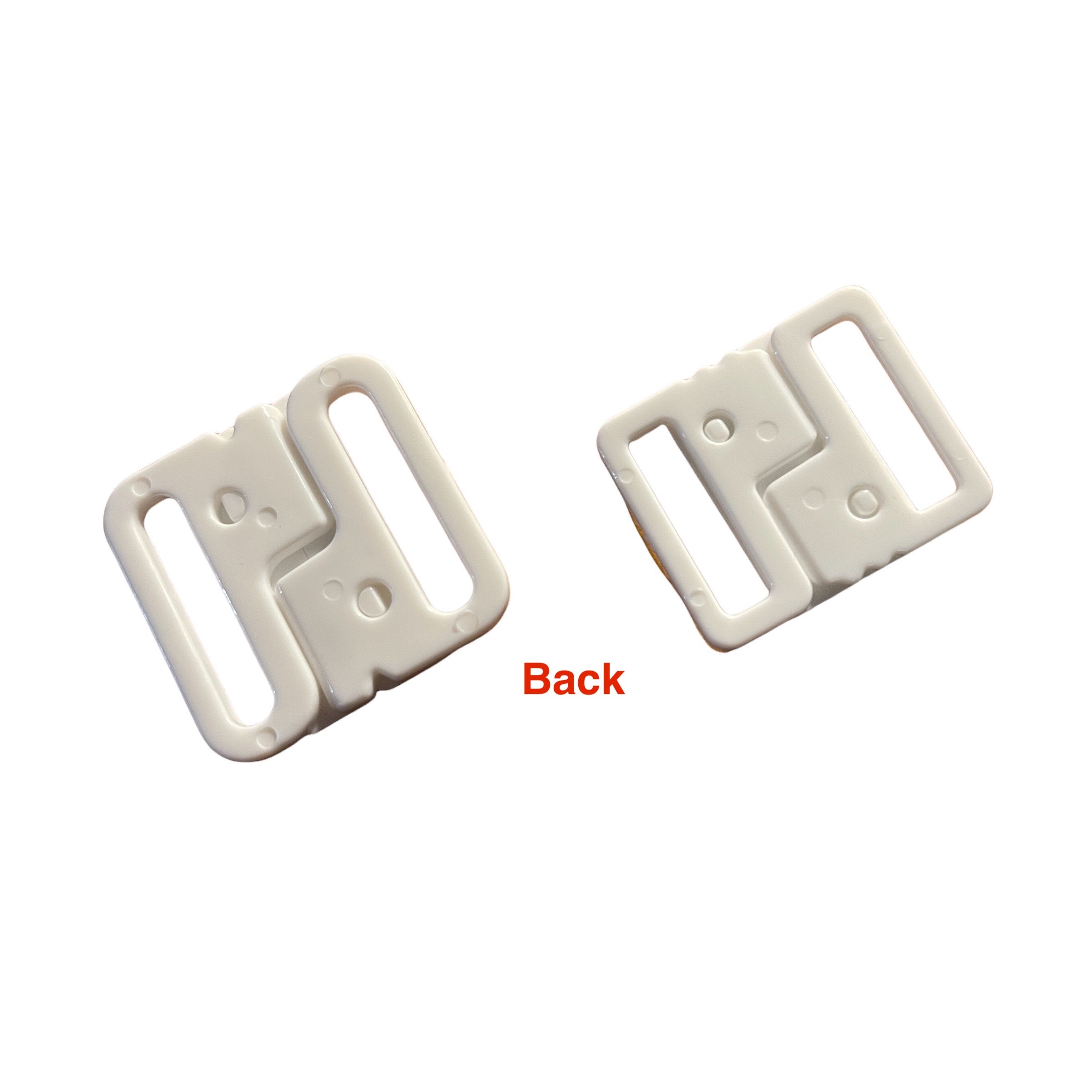 Bikini Bra Bathing Suit Closure, Clip, Clasp Clicker White Black and ...