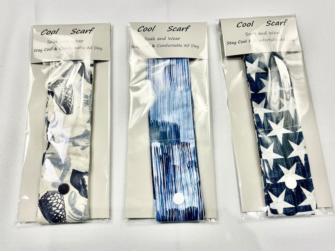 Cooling Neck Tie, Cooling Scarf, Neck Cooler, Cool Neck Tie, Cool Neck ...