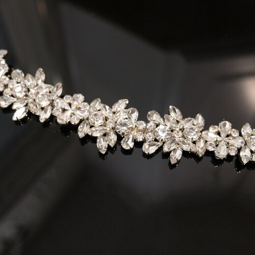 Applique Trim Bridal Applique DIY Weddings Trim Rhinestone - Etsy