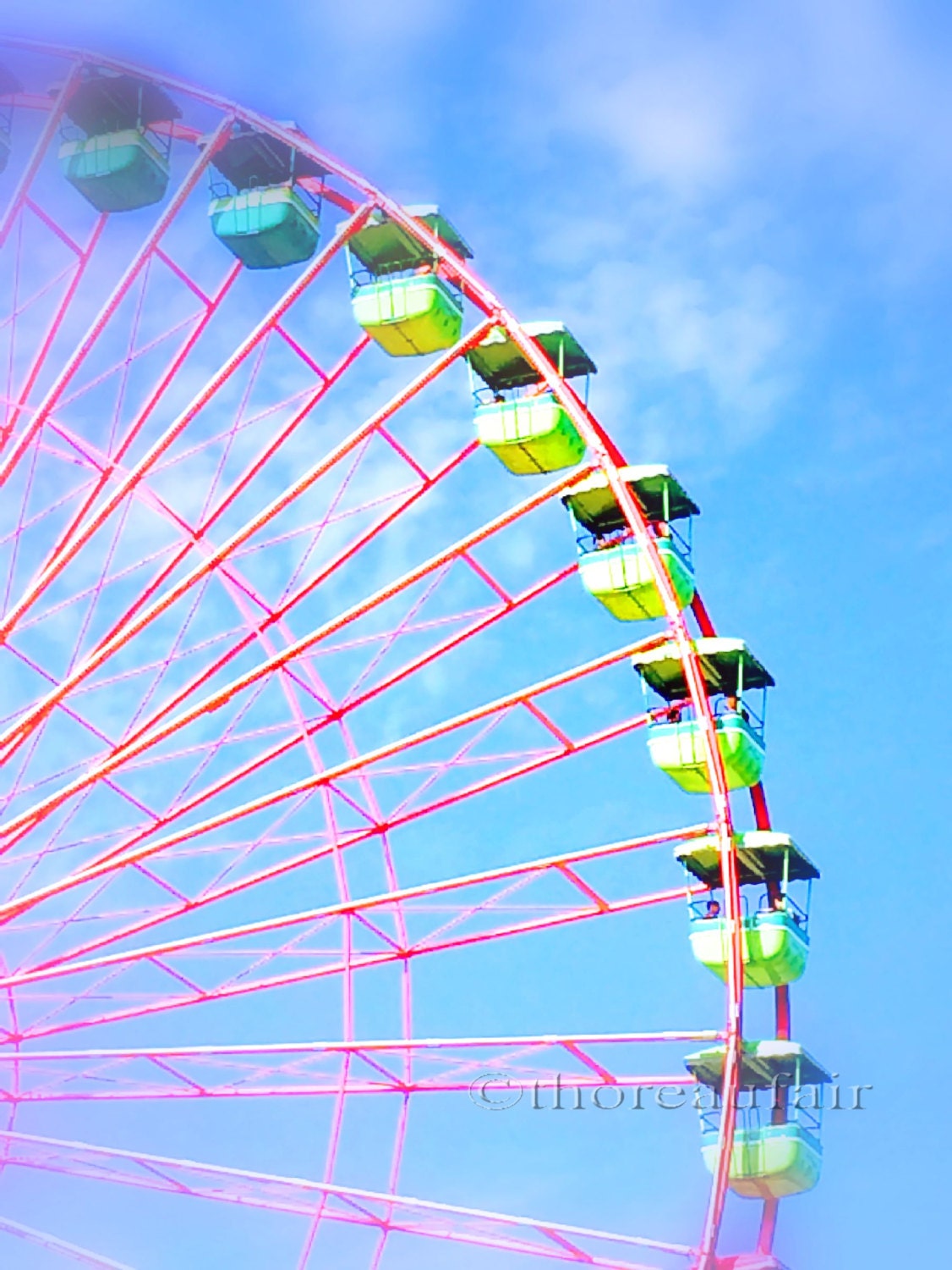 Colourful Ferris Wheel Photography