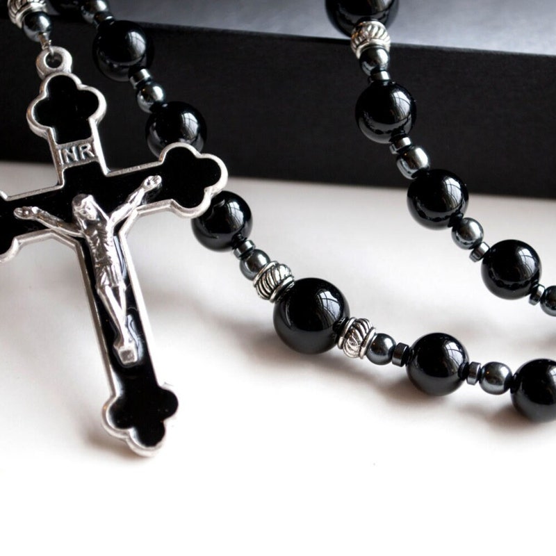 Mens Rosary Necklace - Etsy