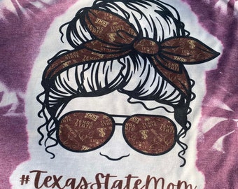 Texas State Mom Shirt - Etsy