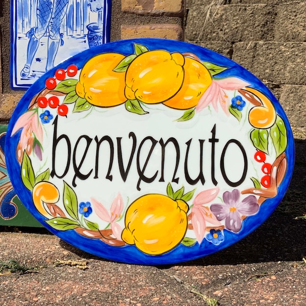 Italian House Numbers Plaque - Etsy