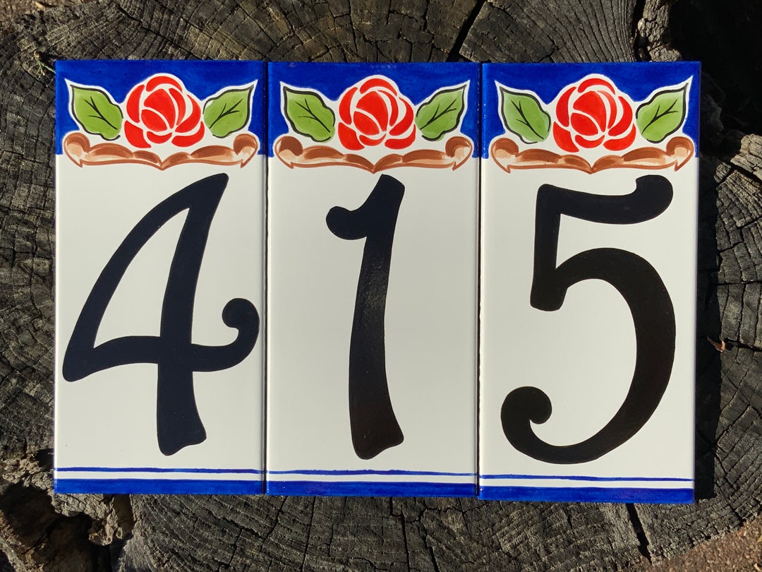 Italian House Numbers Plaques, Wedding Table Numbers, Individual ...