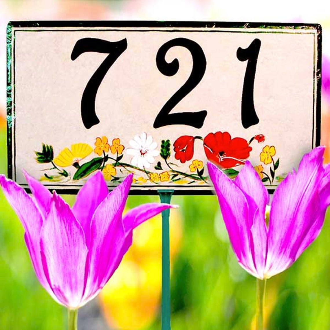 House Numbers House Number Plaque House Number Sign Hand | Etsy