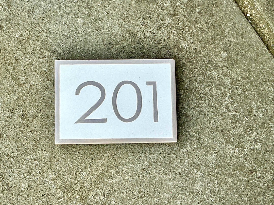 Apartment Door Number Tiles, Numbers for Condo Doors, Hotel Room ...