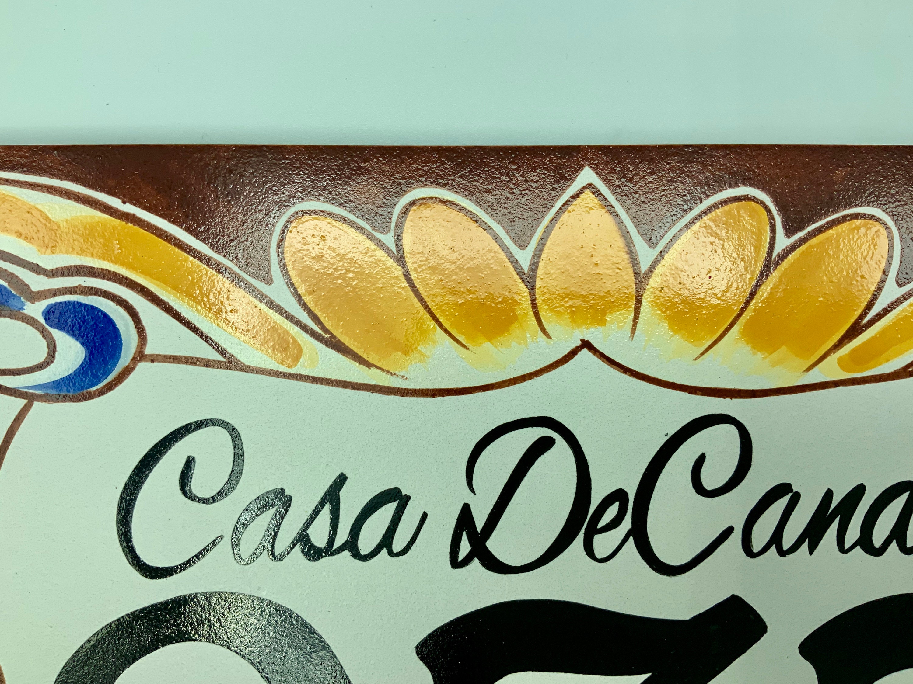 Large and unique custom hand painted Italian house numbers | Etsy