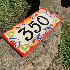 Hand Painted Italian House Number Address Plaque, Housewarming Gift ...