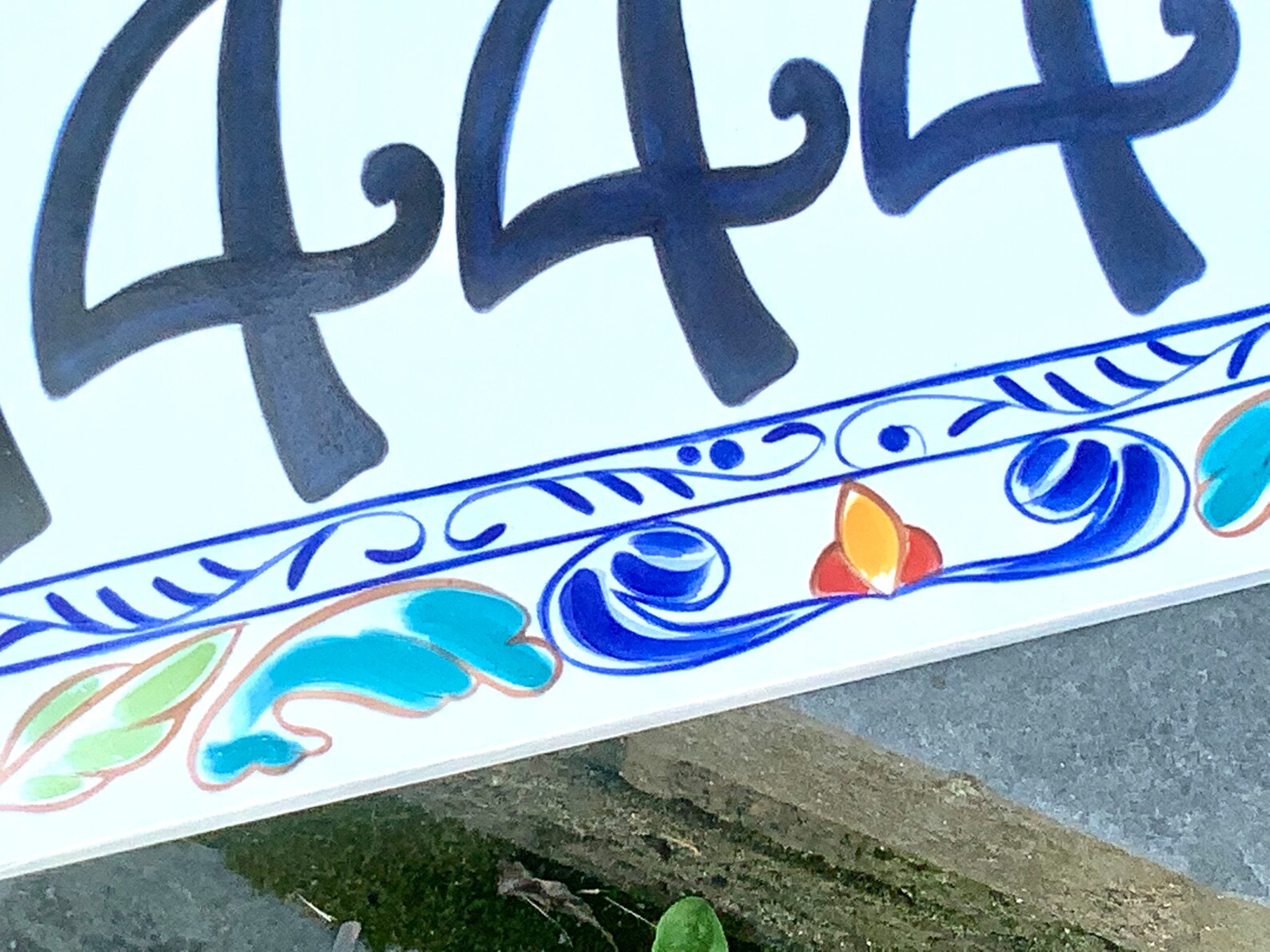 Custom Spanish Address Unusual House Numbers Hand Painted - Etsy