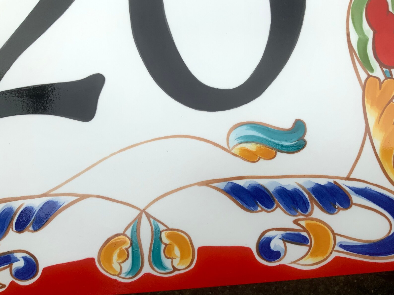 Large and Unique Custom Hand Painted Italian House Numbers - Etsy