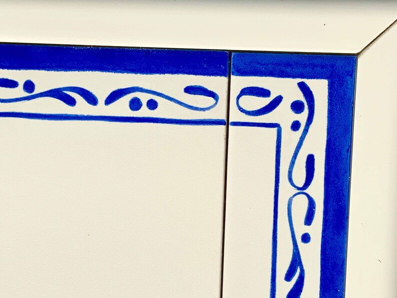 House Numbers With Frame Custom Address Tiles Sign Ceramic - Etsy