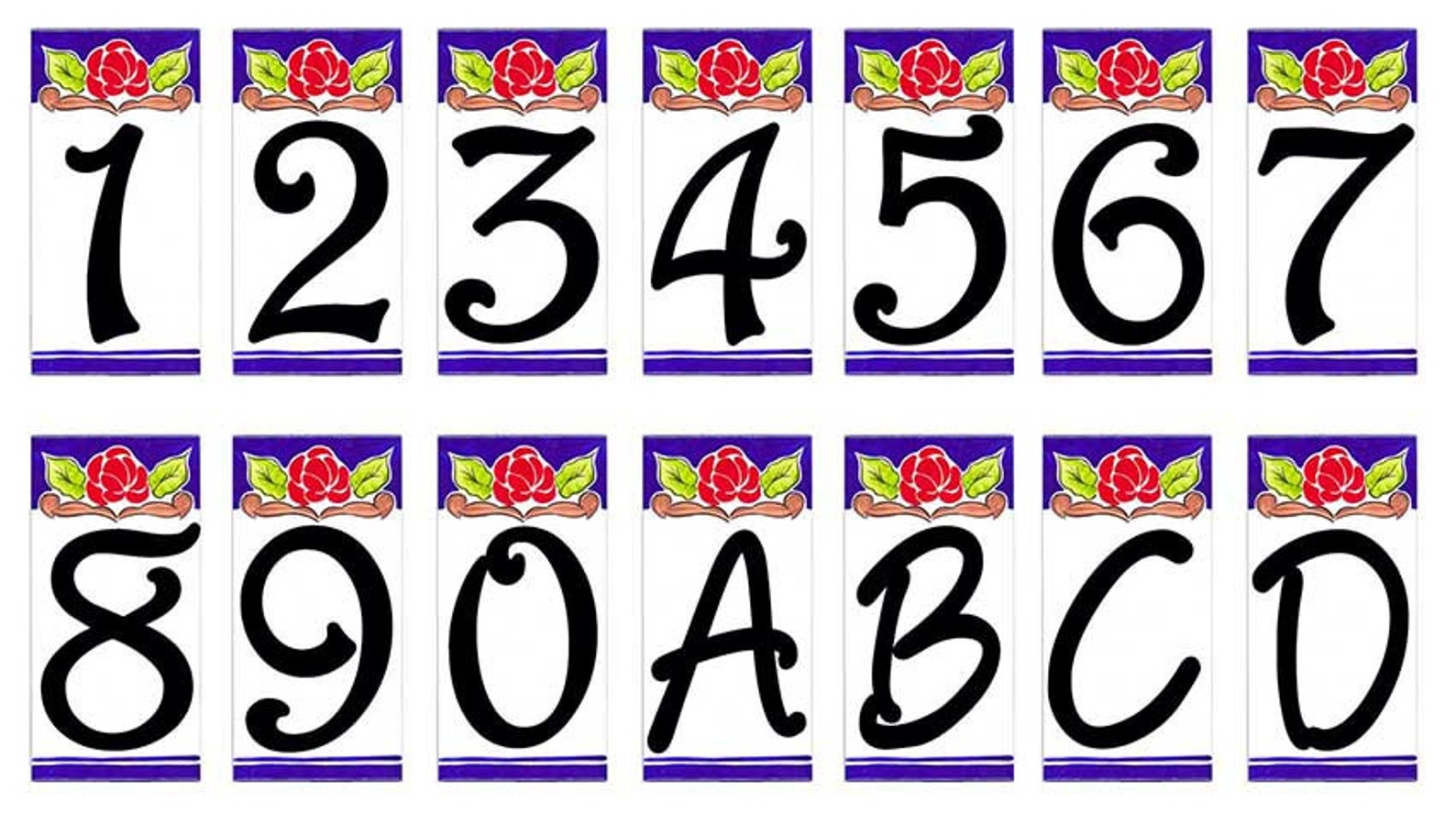 Italian House Numbers Plaques Wedding Table Numbers - Etsy