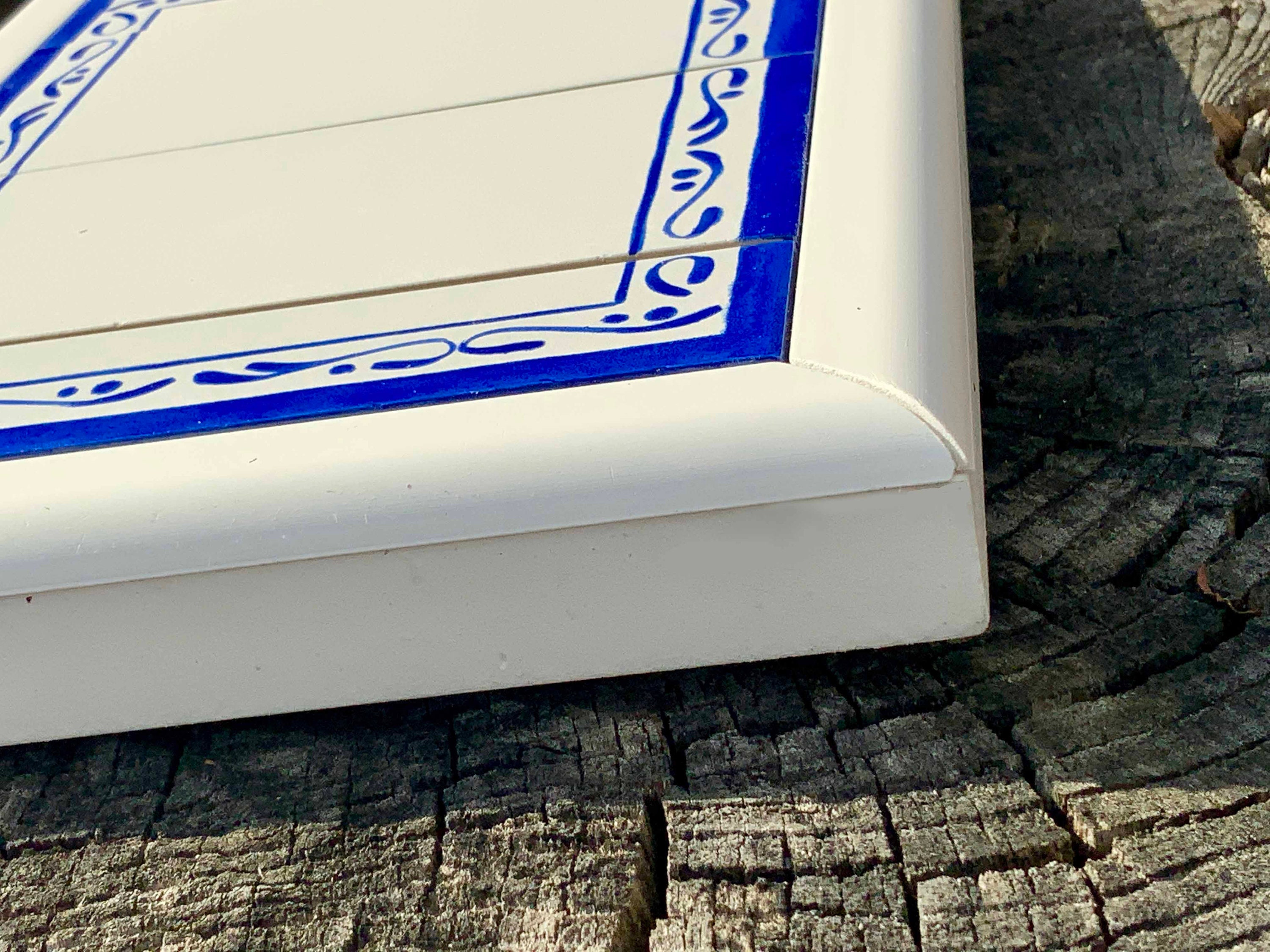 House Numbers With Frame Custom Address Tiles Sign Ceramic | Etsy