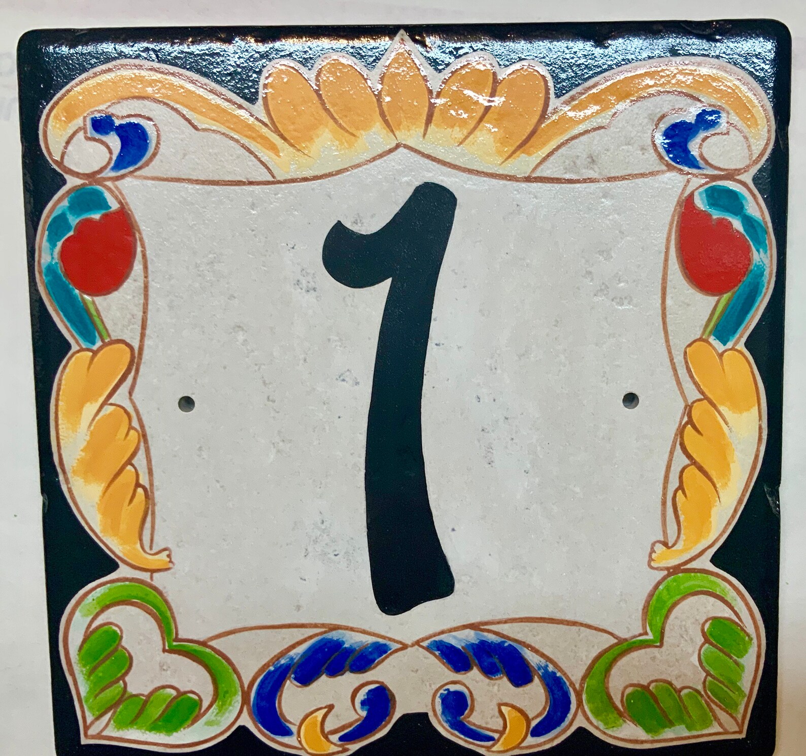 Ceramic House Numbers, House Number Plaque, Italian House Number Design ...