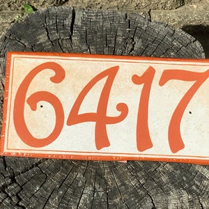 Rustic Personalized Address Plaque. Ceramic House Number Sign for House ...